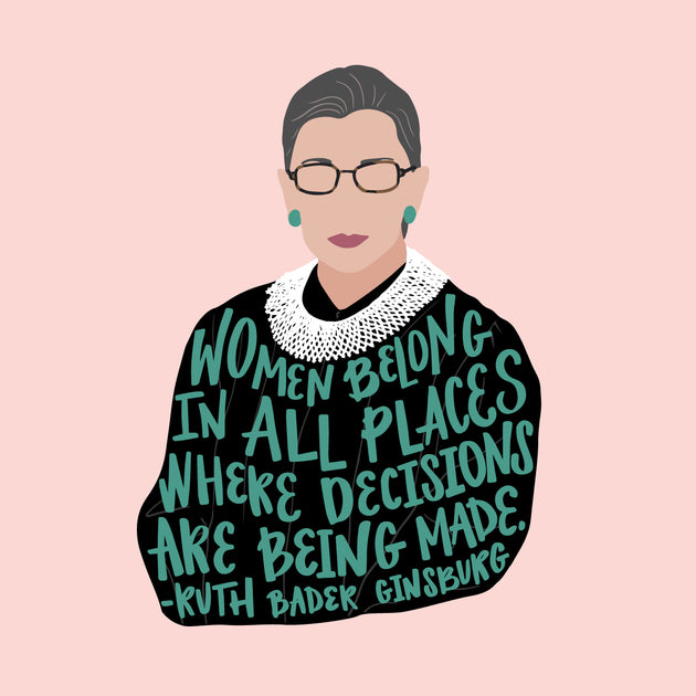 Ruth Bader Ginsburg Art | RBG Collar Art & More | ARCHd
