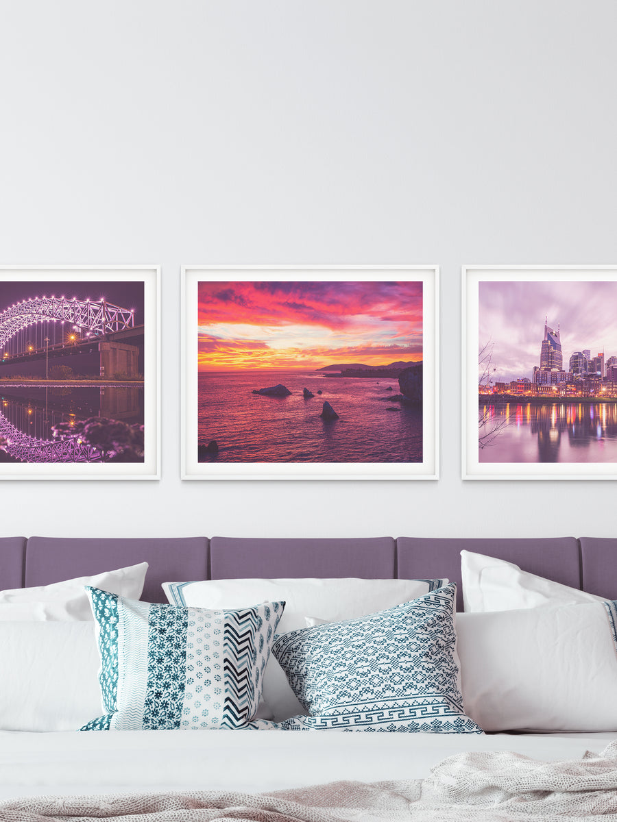 California fire sunset photography print – ARCHd